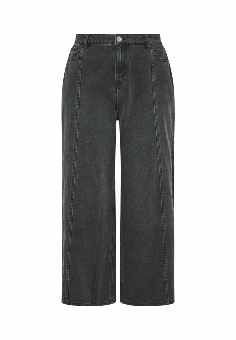 Yours Clothing Pernera ancha - black/antracita - Zalando.es