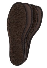 Bama BROWN WOOL KID 2ER PACK - Semelles - brown/marron - ZALANDO.FR