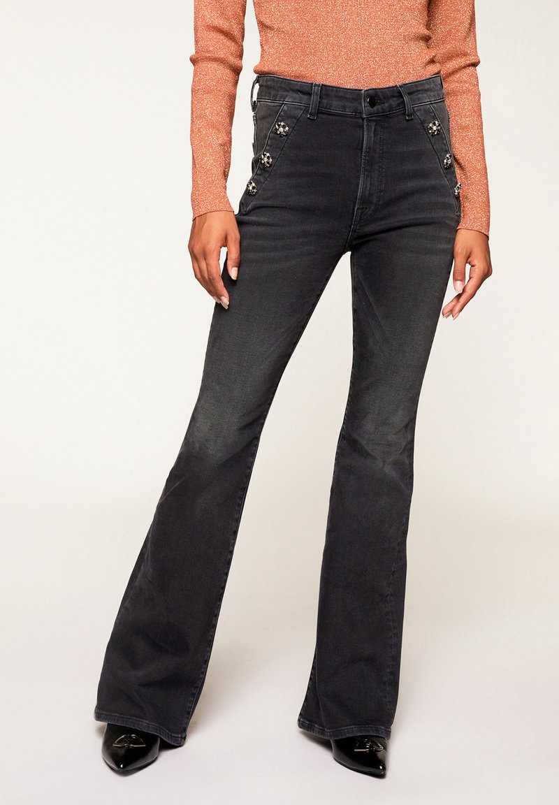 Motivi Jean flare - nero/noir - ZALANDO.BE