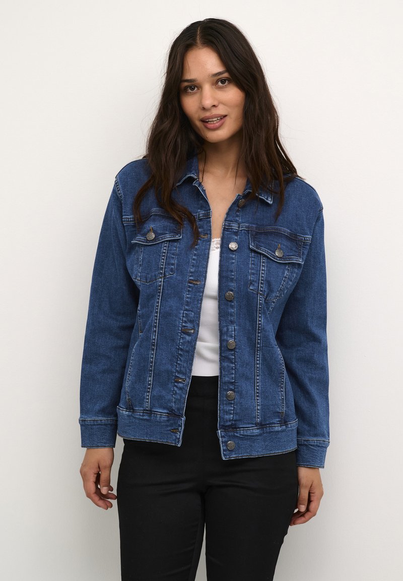 Culture Denim jacket - medium blue wash/blue denim - Zalando.ie