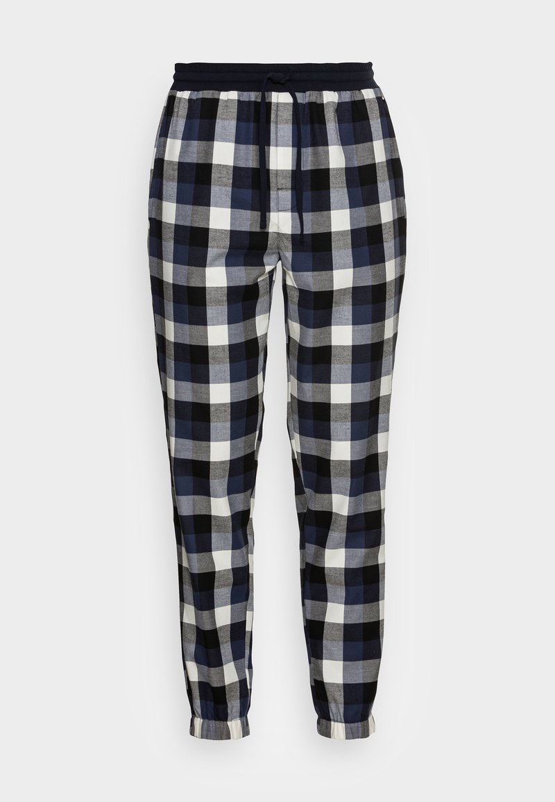 BOSS COSY PANTS CUFF - Nachtwäsche Hose - dark blue/blau - Zalando.de