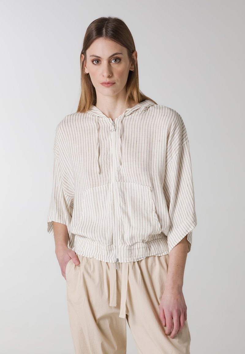 Deha Felpa con zip - crema/beige - Zalando.it