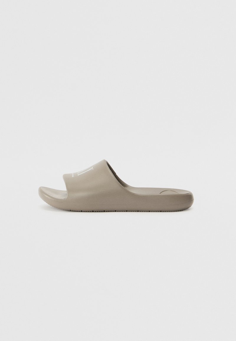 Armani Exchange Papuci de casă - wood/off white/bej nisip - Zalando.ro