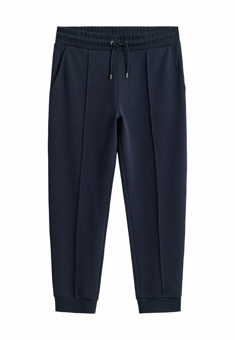 GANT INTERLOCK - Tracksuit bottoms - evening blue/dark blue - Zalando