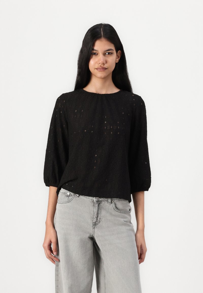 Object OBJLAILA - Blouse - black/zwart - Zalando.nl