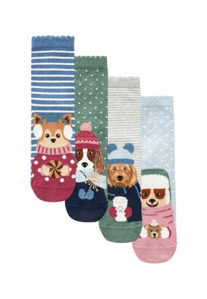 Next 5 PACK - REGULAR FIT - Strumpor - glam cats/svart - Zalando.se