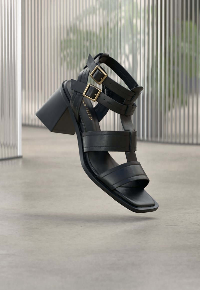 Anna Field Ankle cuff sandals - black - Zalando.co.uk