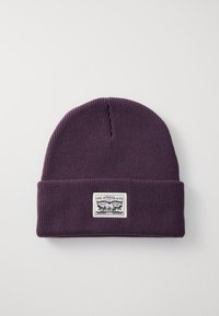 Levi's® BACKPATCH BEANIE UNISEX - Bonnet - dark purple/violet - ZALANDO.FR