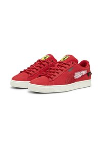 Puma SCUDERIA FERRARI CLYDE - Baskets basses - rosso corsa warm white ...