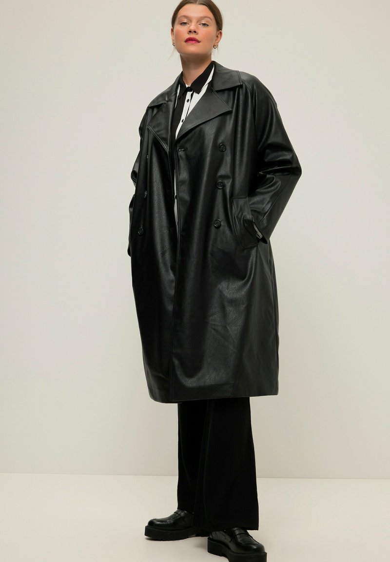 Studio Untold Trenchcoat - black - Zalando