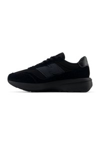 New Balance U370 UNISEX - Trainers - black/dark grey - Zalando