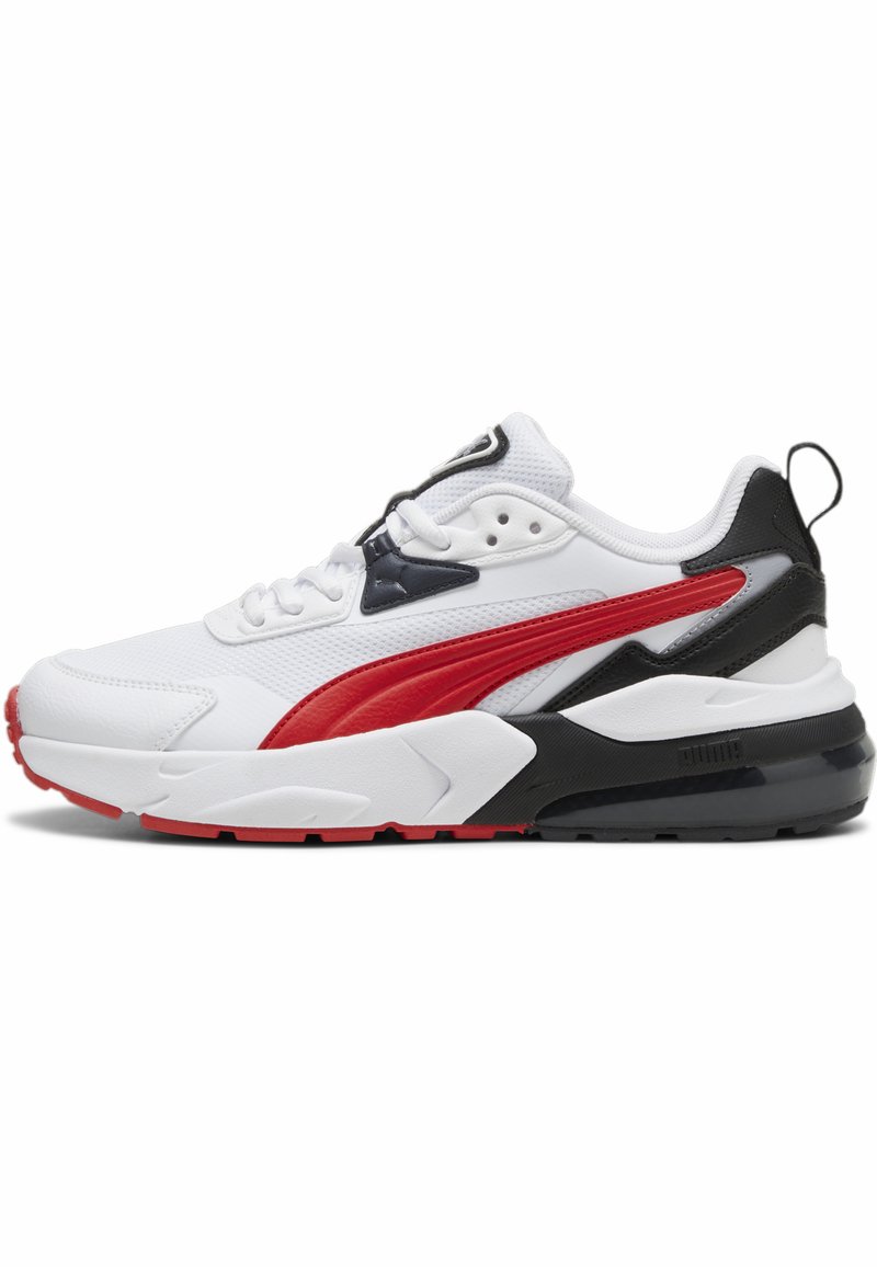 Puma VIS2K - Sneaker low - white-for all time red- black/weiß - Zalando.de