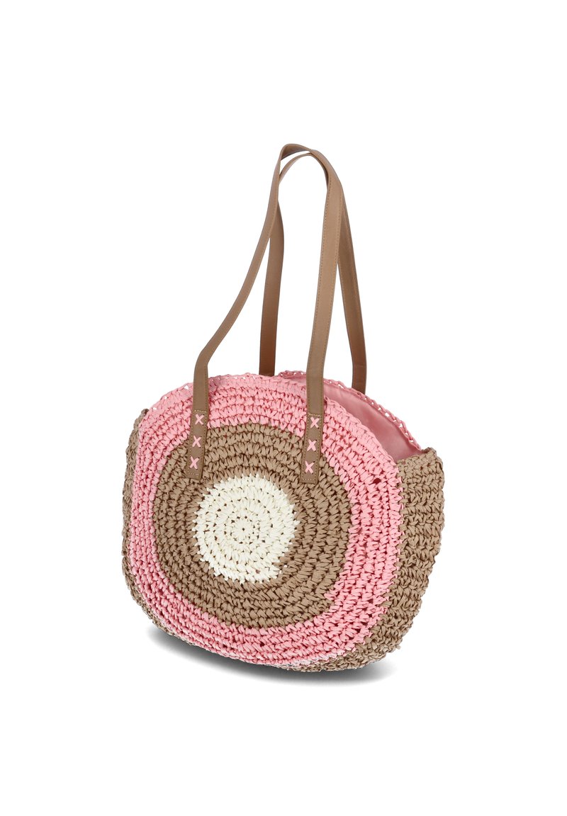 SAMAYA Handtasche - beige/rosa/beige - Zalando.de