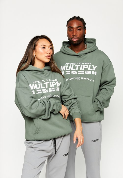 Multiply Apparel OVERSIZE TRUST IN SYSTEM - Huppari - smoke pearl ...