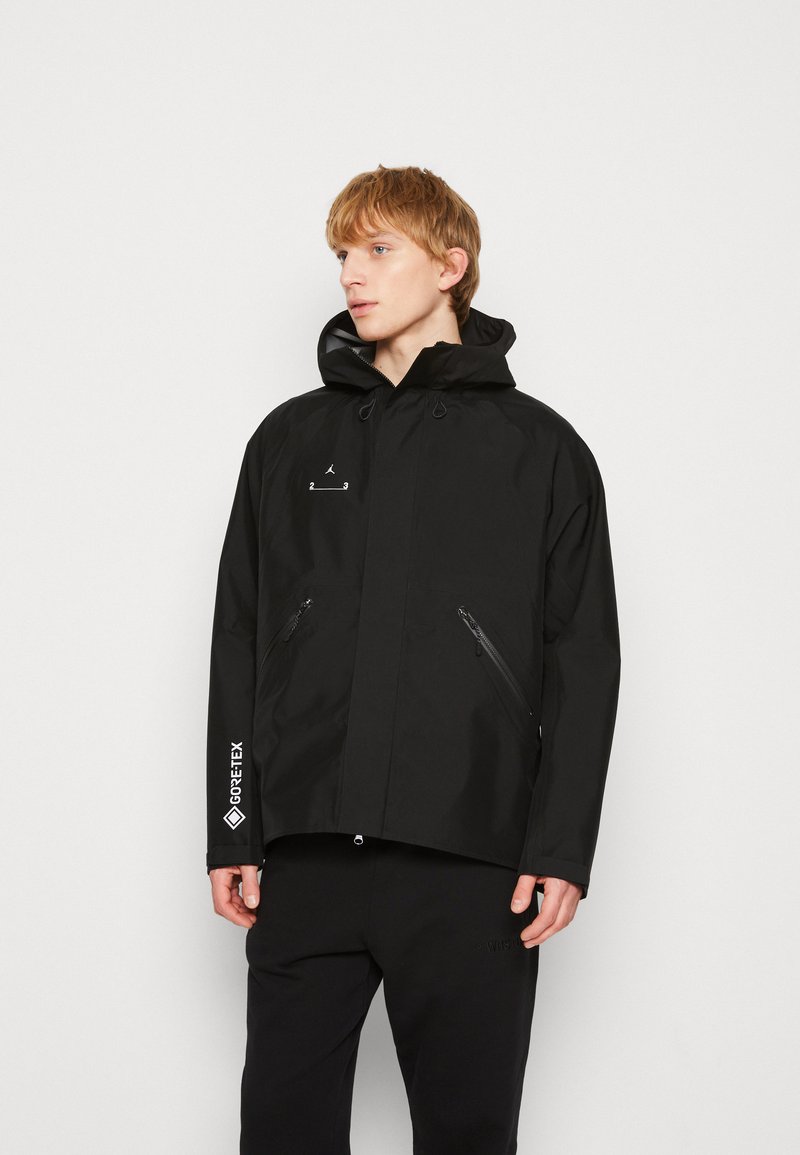 Jordan Jachetă impermeabilă - black/white/negru - Zalando.ro