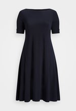 Lauren Ralph Lauren Woman MUNZIE ELBOS SLEEVE DAY DRESS - Robe en jersey - lighthouse navy/bleu ...