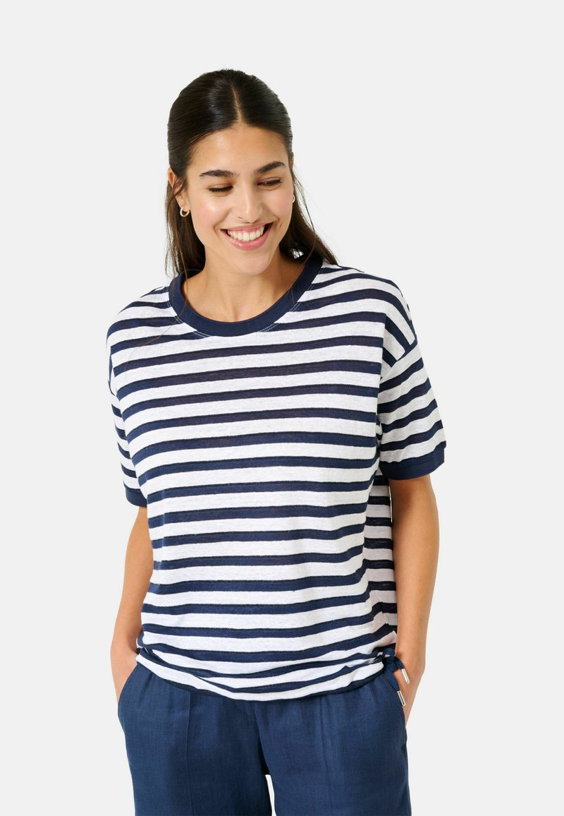 BRAX STYLE CANDICE - T-Shirt print - indigo/dunkelblau - Zalando.de
