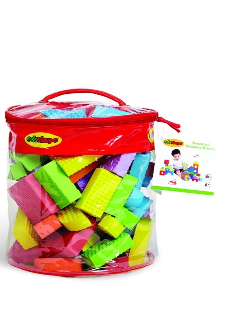 Edushape TEXTURED 80PCS - Blockspielzeug - multi coloured/mehrfarbig ...