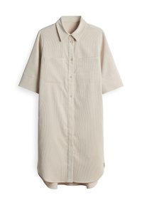OPUS RELAXED FIT 3/4 SLEEVE CORD - Robe chemise - natural glaze/beige ...