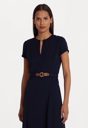 Lauren Ralph Lauren KARLEE SHORT SLEEVE DAY DRESS - Jerseykleid - lighthouse navy/blau - Zalando.at