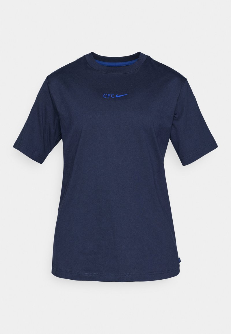 Nike Performance CFC PEAK TEE - Print T-shirt - obsidian/dark blue ...
