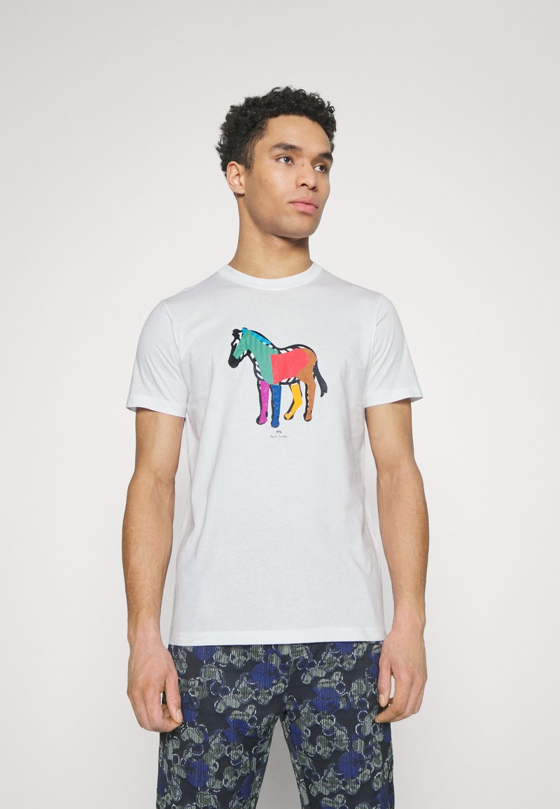 PS Paul Smith SLIM FIT - T-shirts print - white/hvid - Zalando.dk