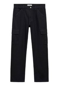 Mango BUZZ - Cargohose - black denim - Zalando.at