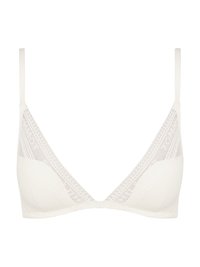 Tommy Hilfiger TRIANGLE - Triangle bra - ivory/off-white - Zalando.ie
