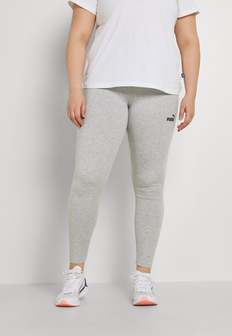 Puma LEGGINGS PLUS - Tights - light gray heather/grå - Zalando.no