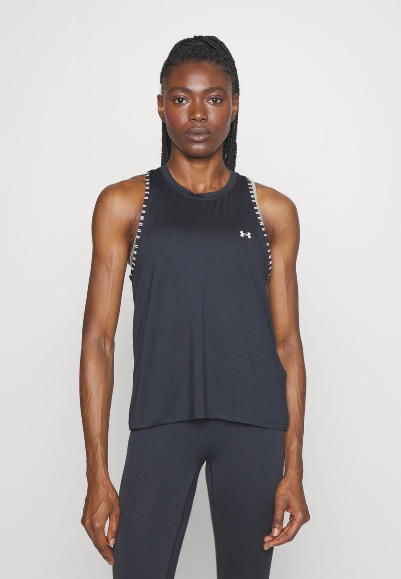 Under Armour KNOCKOUT NOVELTY TANK - Top - black/sort - Zalando.dk