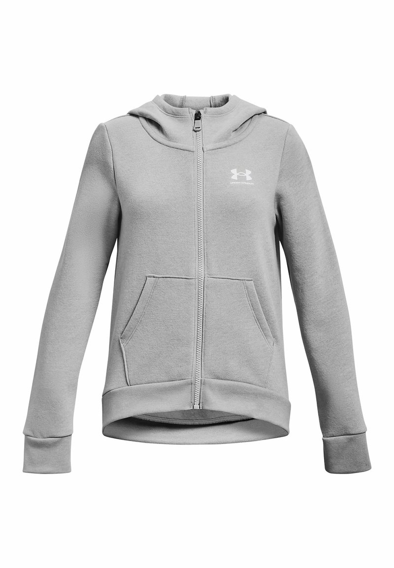 Under Armour RIVAL - Fleecejacke - mod gray light heather/grau - Zalando.de