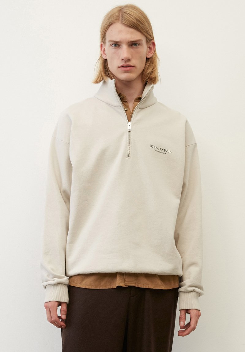 Marc O'Polo TROYER - Sweatshirt - gray silk/beige - Zalando.de