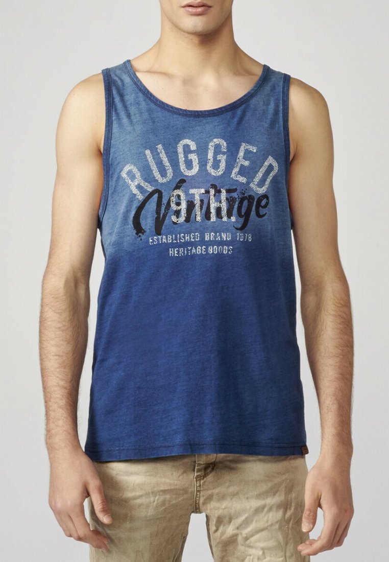 Koroshi SIN MANGAS - Top - indigo/dunkelblau - Zalando.de