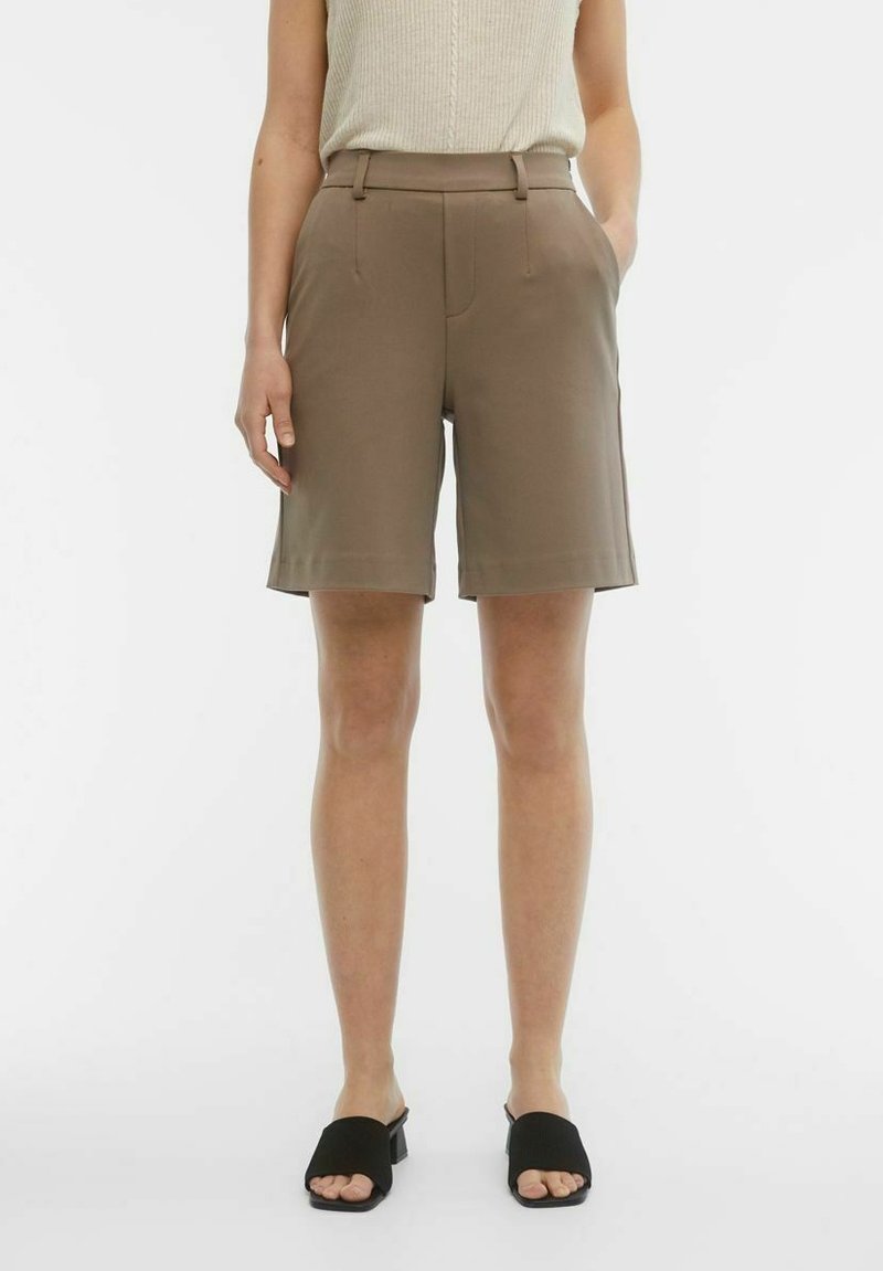 Object OBJLISA MW WIDE NOOS - Shorts - fossil/marrone - Zalando.it