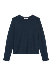 Marc O'Polo DENIM MINI STRUCTURE - Neule - navy teal/tummansininen ...