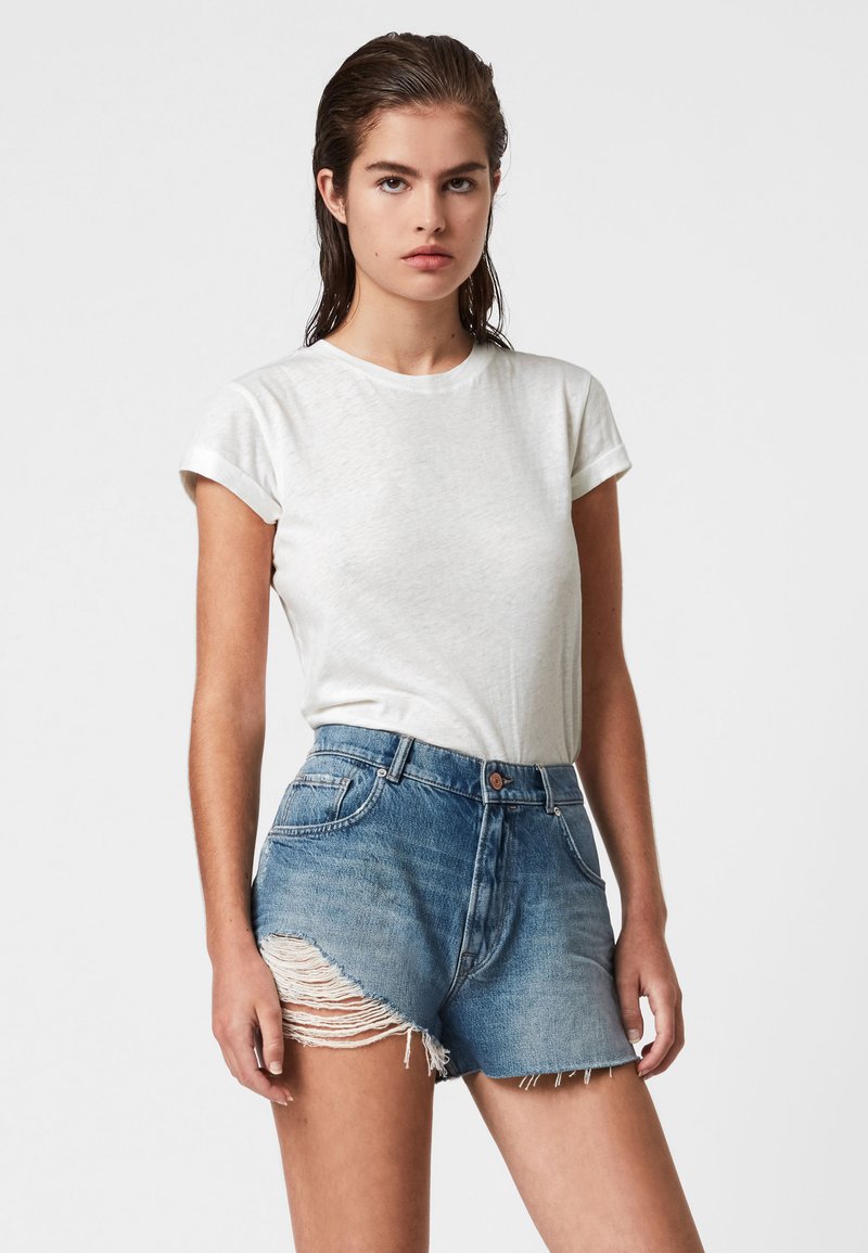 AllSaints ANNA - Basic T-shirt - white - Zalando.co.uk