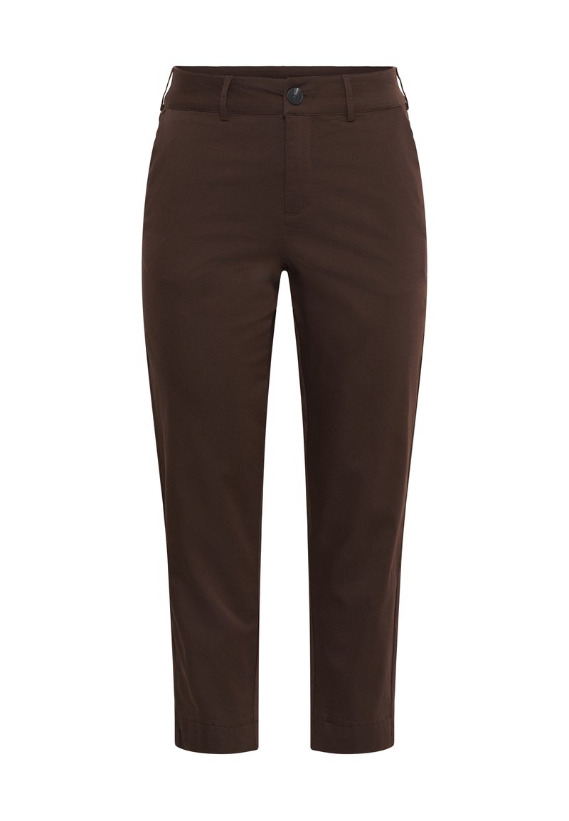 Kaffe Curve KCLEANA CHINO 7/8 - Chino - coffee bean/bronze - Zalando.dk
