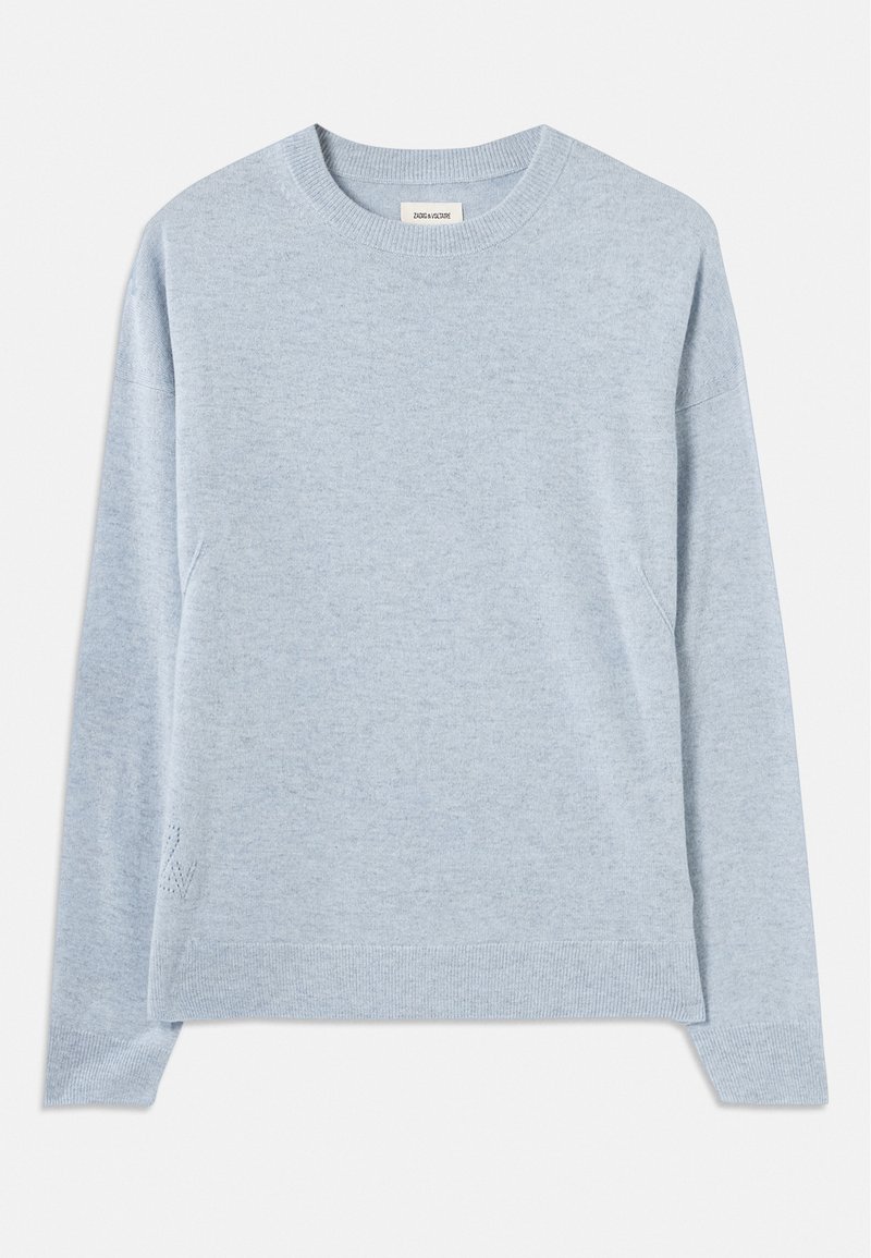 Zadig & Voltaire CICI PATCH HEART - Strickpullover - cloud/hellblau ...