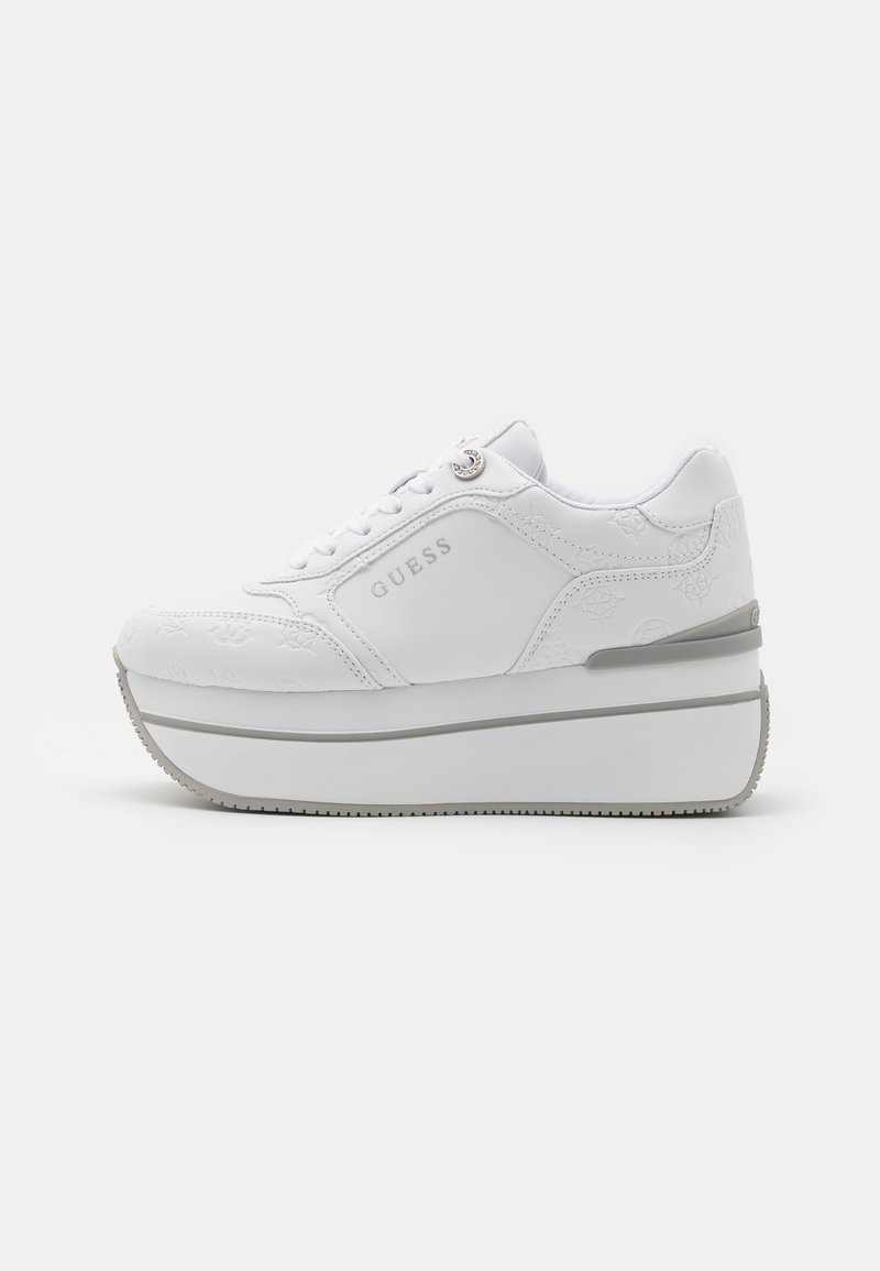 Guess CAMRIO - Sneakersy niskie/biały - Zalando.pl