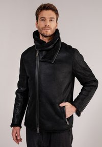 Vespucci by VSP RYAN - Lederjacke - black/schwarz - Zalando.at