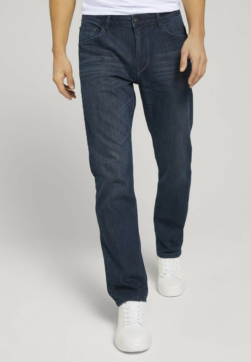 TOM TAILOR RELAXED JEANS - Jeans Relaxed Fit - dark stone wash denim ...