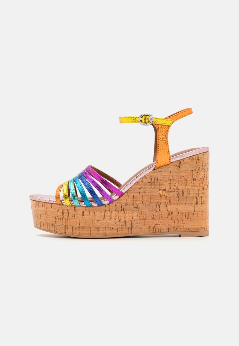 Kurt Geiger London PIERRA WEDGE - High heeled sandals - multi-coloured - Zalando.ie