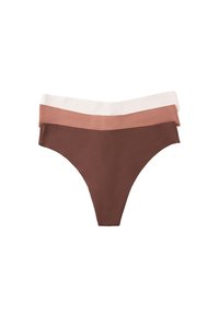 women'secret 3 PACK - String - brown/marron - ZALANDO.FR