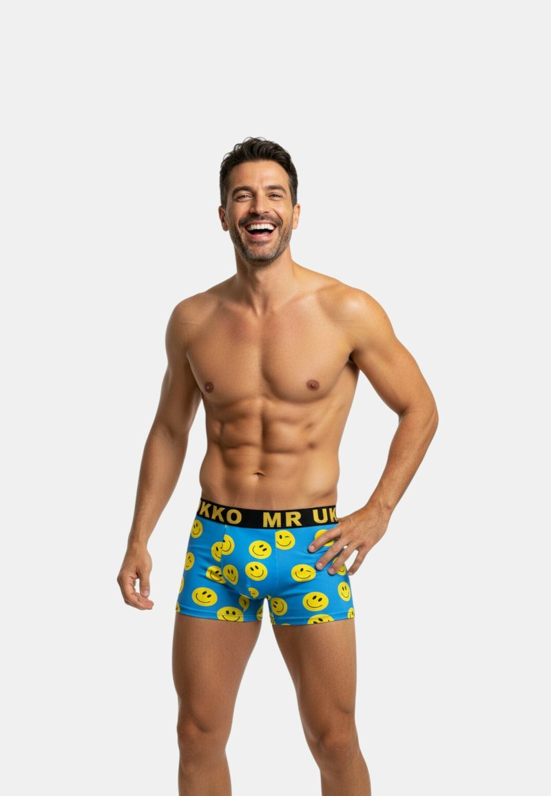 Mr Ukko 4 PACK LEOPARD & SMILEYS - Boxer Briefs - leopard and smileys/grau - Zalando