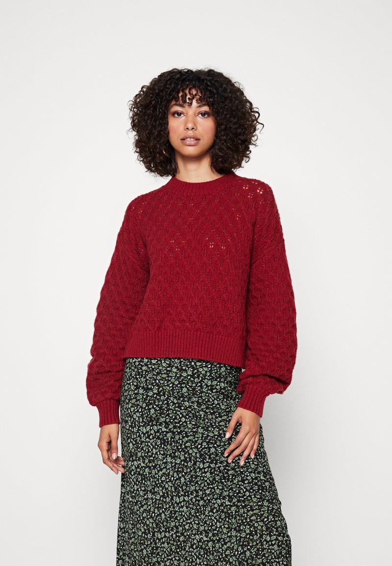 Pepe Jeans BEATRIX - Strickpullover - burnt red/bordeaux - Zalando.ch