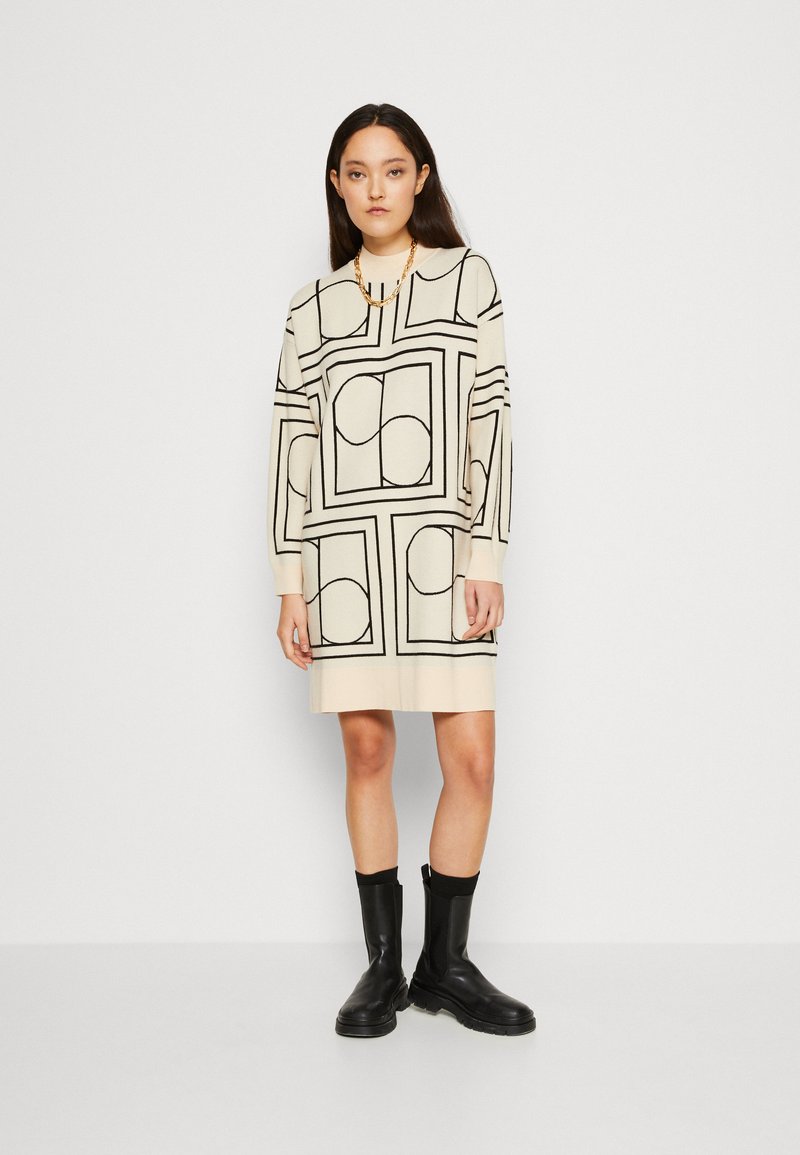 Soaked in Luxury GRAM DRESS - Vestido de punto - sandshell/tierra ...