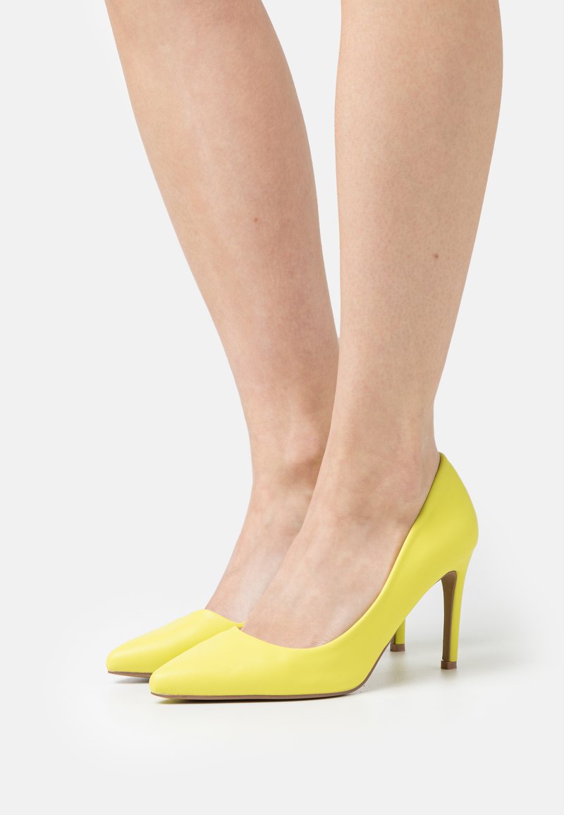 Even&Odd Wide Fit Classic heels - yellow - Zalando.ie
