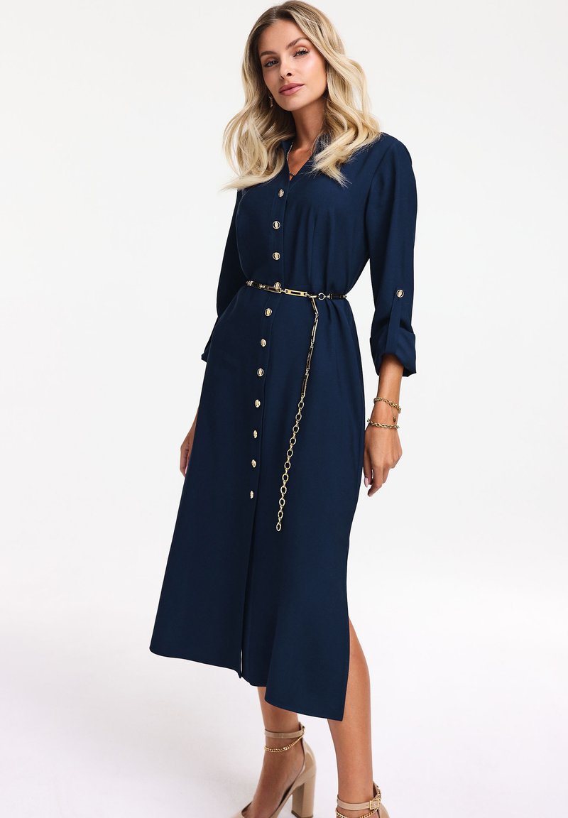 Taranko READY TO WEAR - Rochie tip cămașă - navy/albastru - Zalando.ro