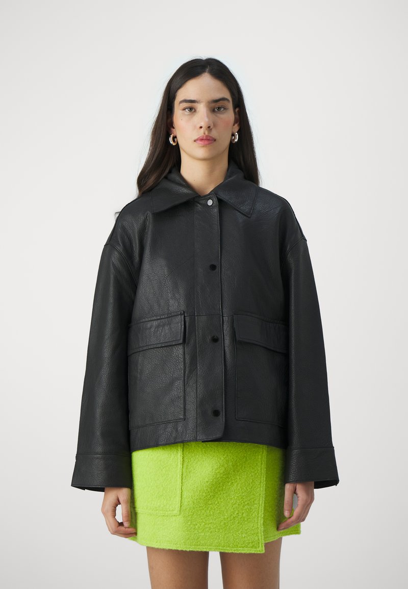 DAY Birger et Mikkelsen MEREDITH - Leather jacket - black - Zalando.ie