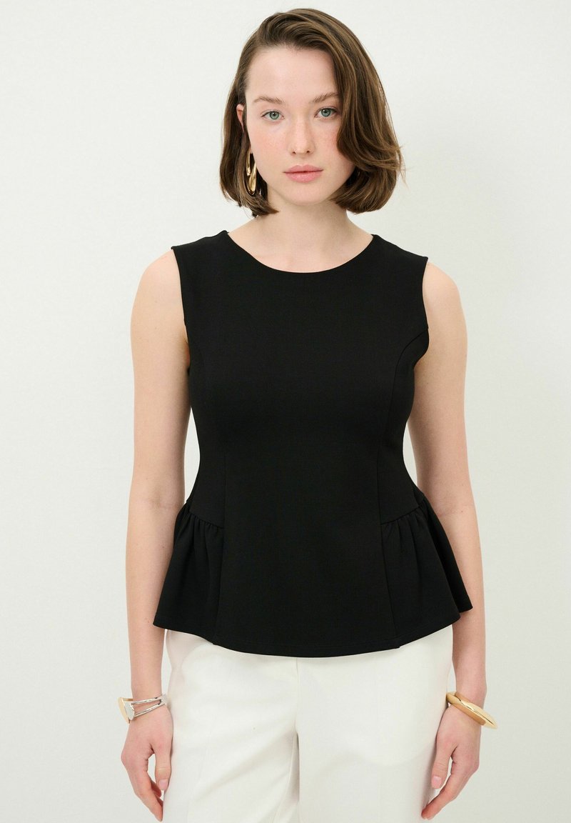 adL PEPLUME - Top - black - Zalando
